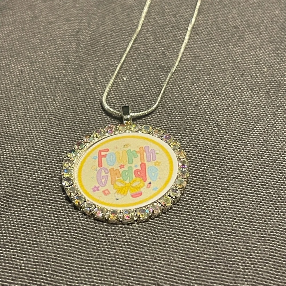 Jewelry | Fourth Grade Pendant Necklace | Poshmark